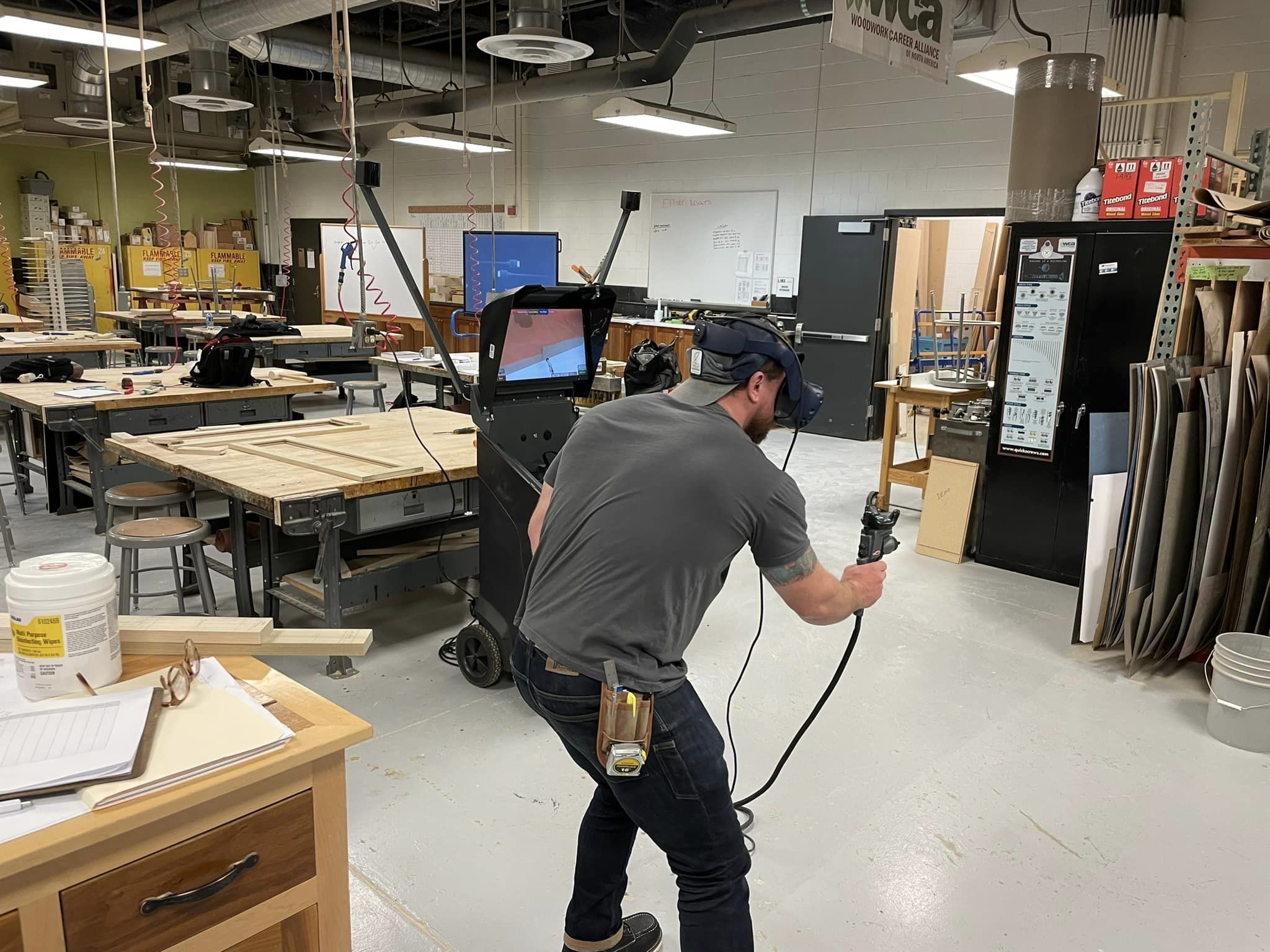 Students at Saint Paul College Master Spray Finishing with SimSpray - VRSim