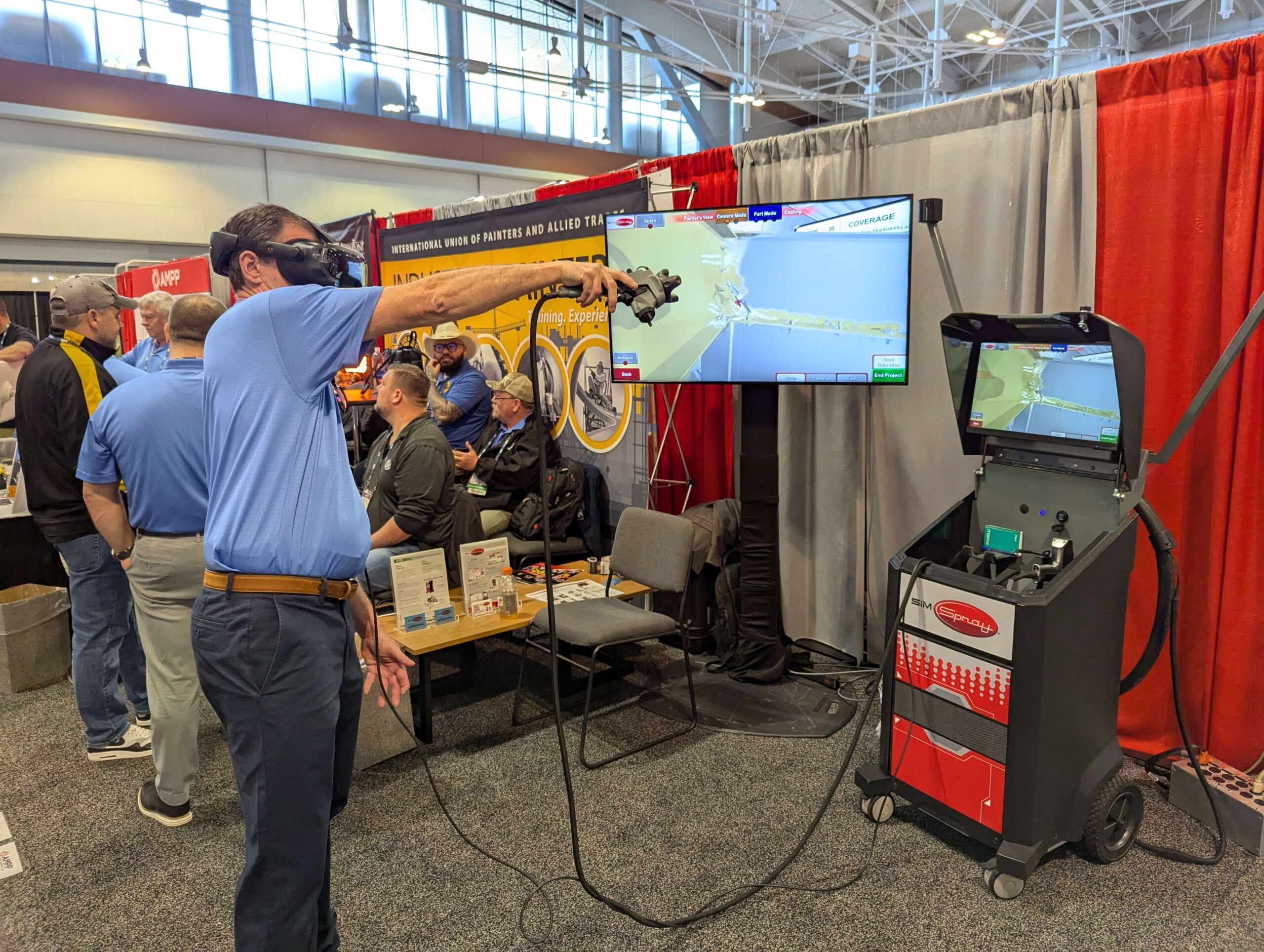 Transforming Industrial Painting with VR: SimSpray and IUPAT at AMPP 2025